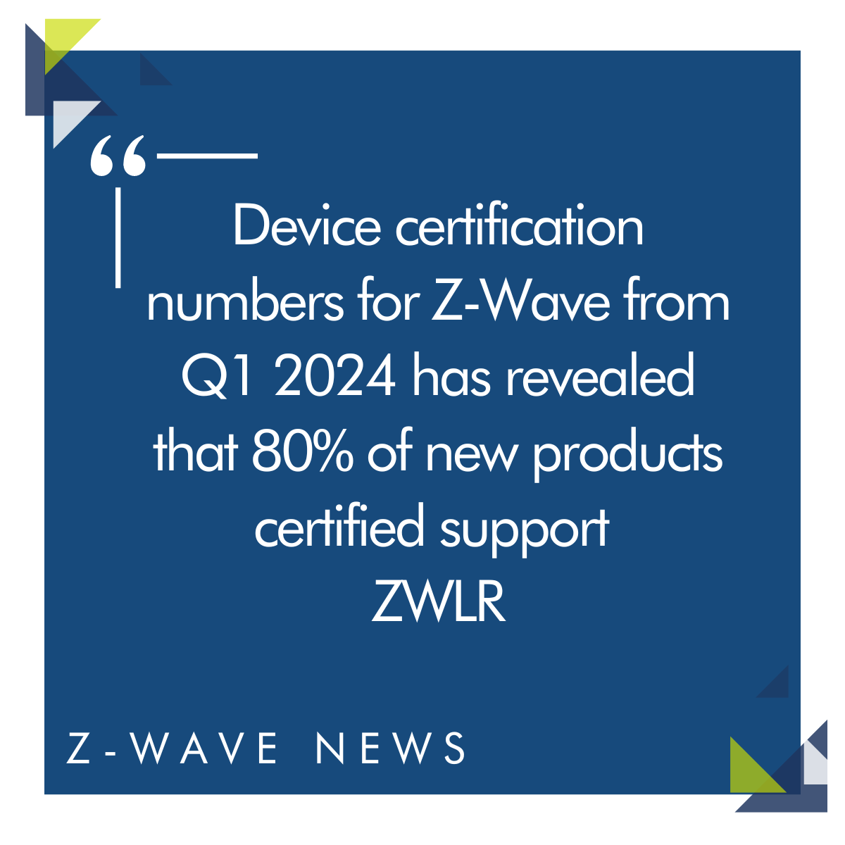 Z-Wave Alliance Announces ZWLR Certification Milestone and Successful Z ...